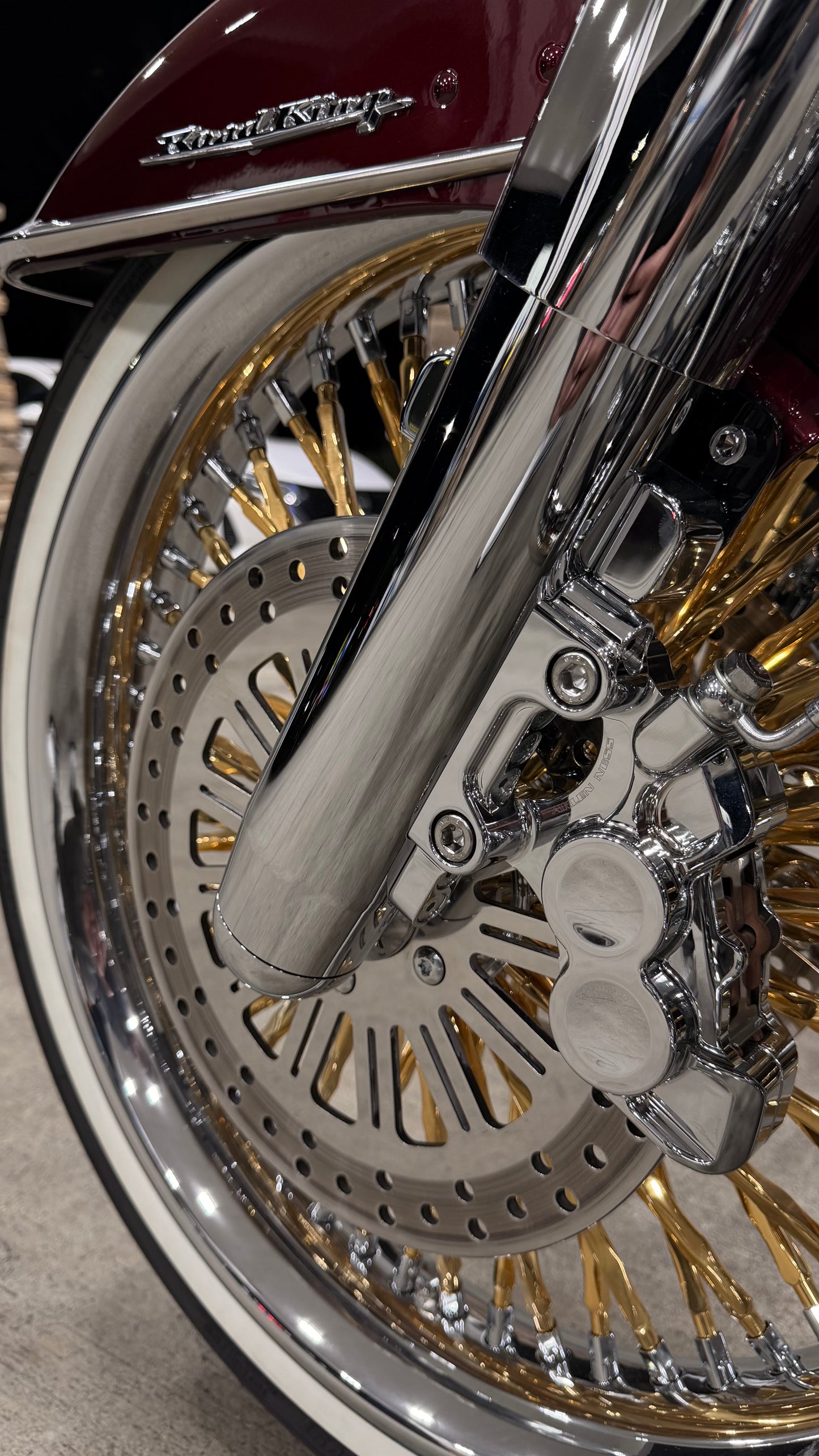 Dual Disc Smooth Fork Legs - Chrome – Long Beach Custom Baggers
